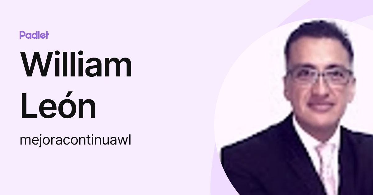 William León (mejoracontinuawl) profile | Padlet