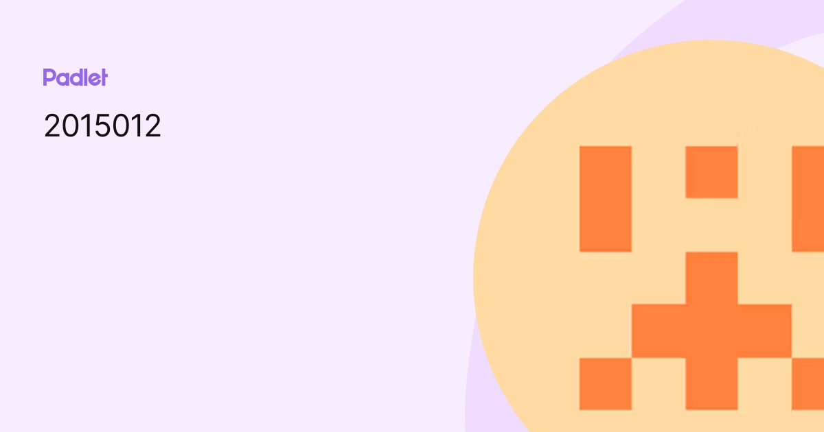 2015012 Profile Padlet