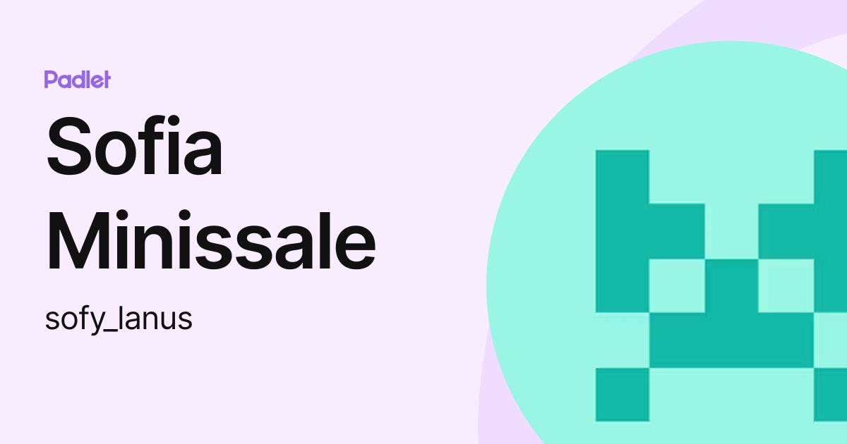Sofia Minissale (sofy_lanus) profile | Padlet