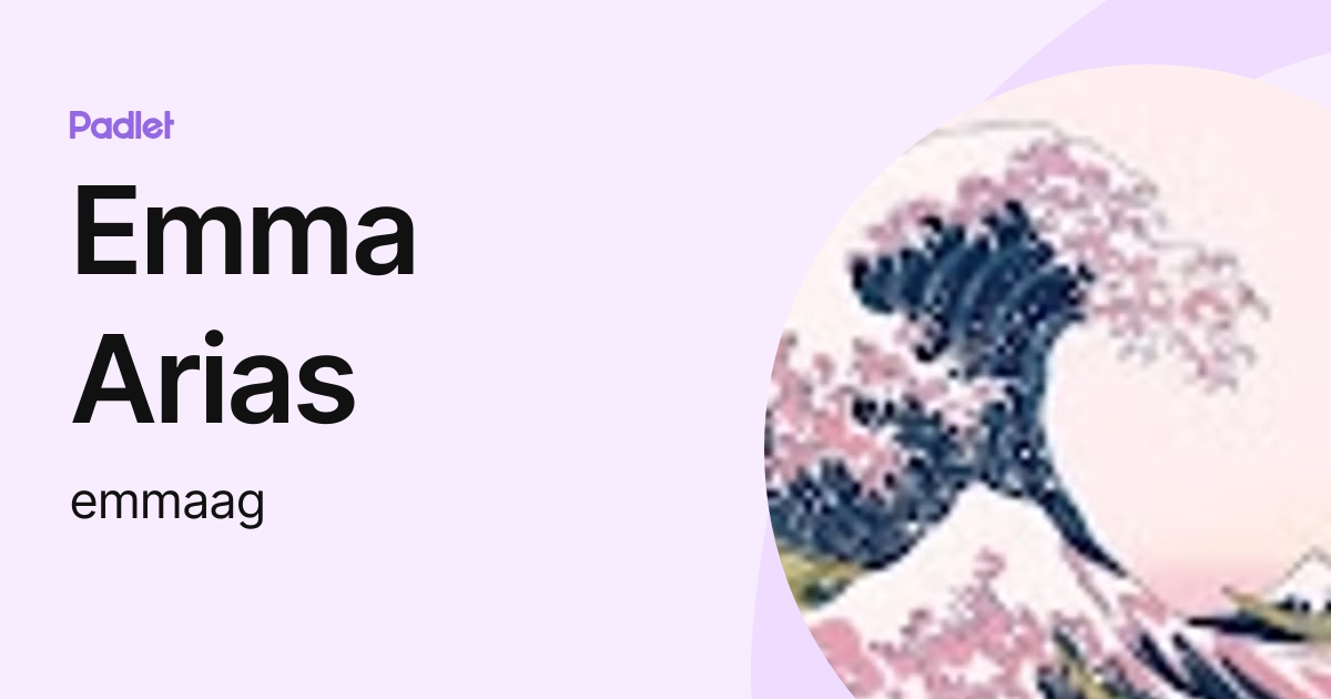 Emma Arias (emmaag) profile | Padlet