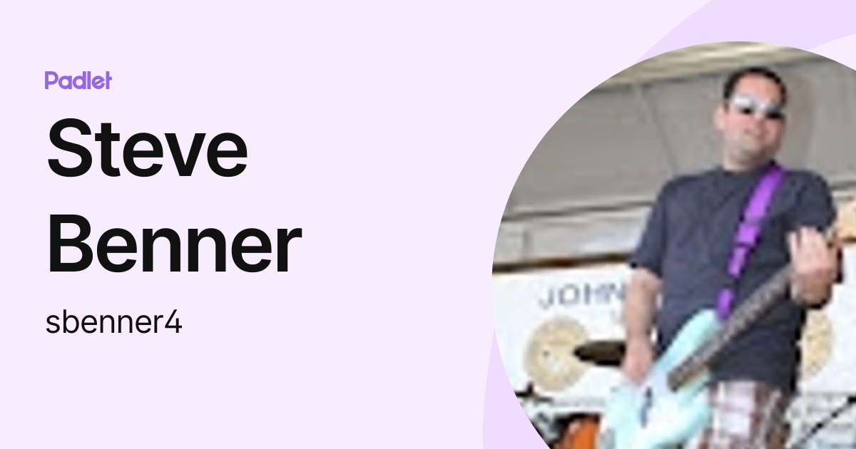 Steve Benner (sbenner4) profile | Padlet