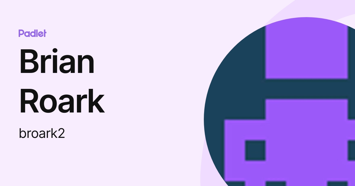 Brian Roark (broark2) profile | Padlet