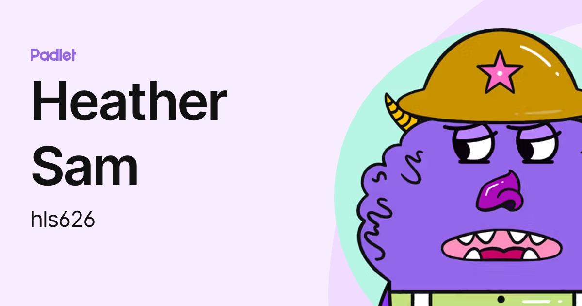 Heather Sam (hls626) profile | Padlet