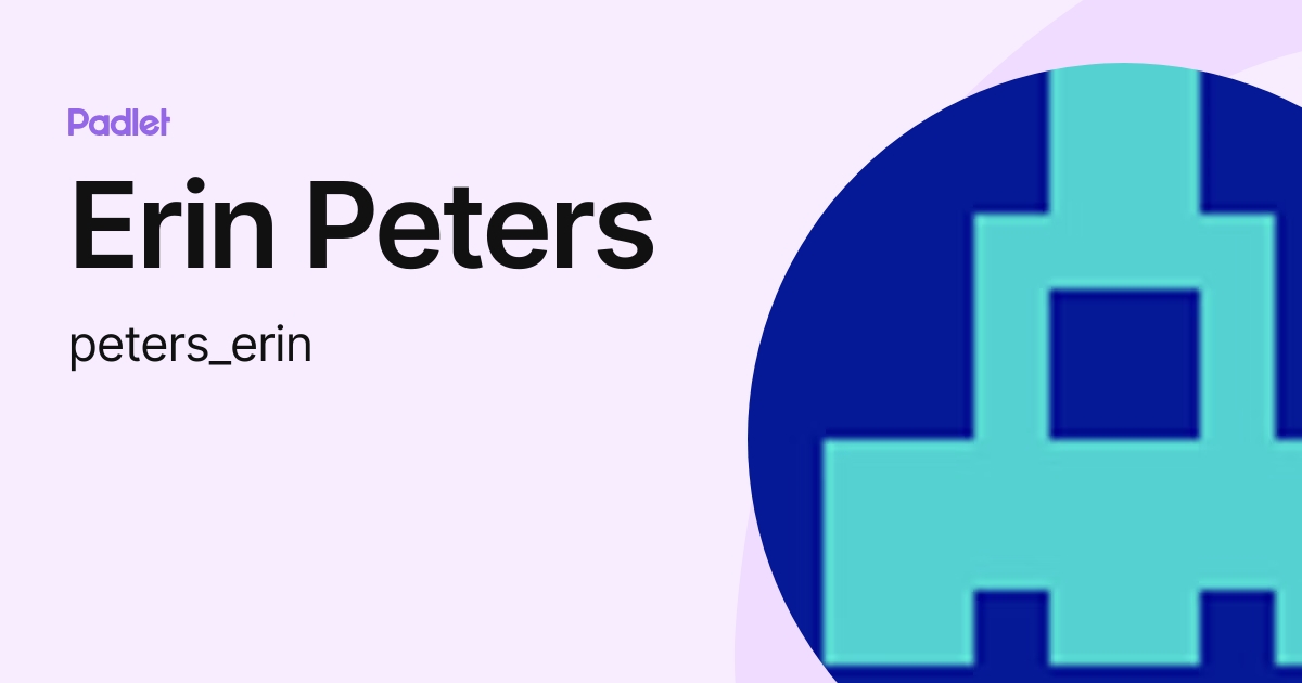 Erin Peters (peters_erin) profile | Padlet