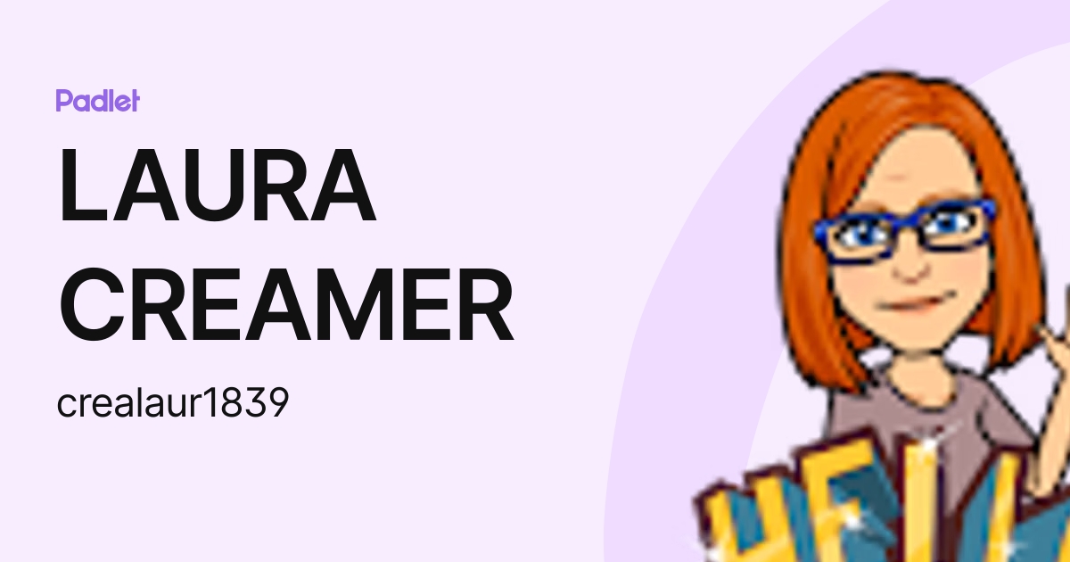 LAURA CREAMER (crealaur1839) profile | Padlet