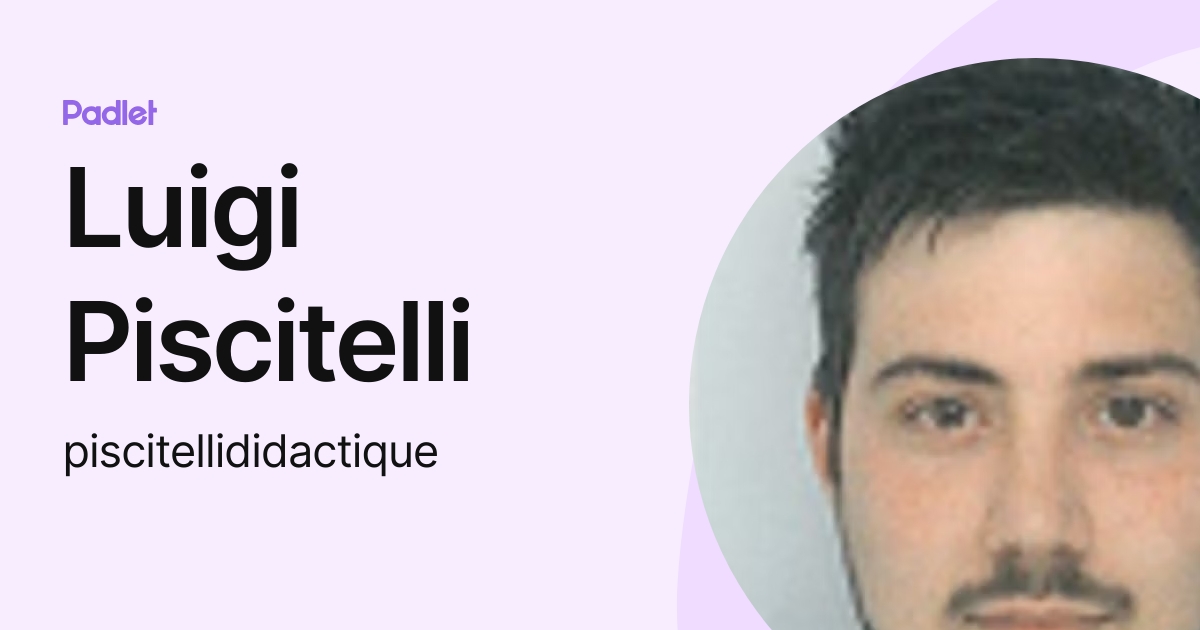Luigi Piscitelli (piscitellididactique) profile | Padlet