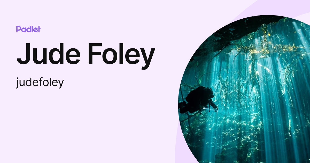 Jude Foley (judefoley) profile | Padlet