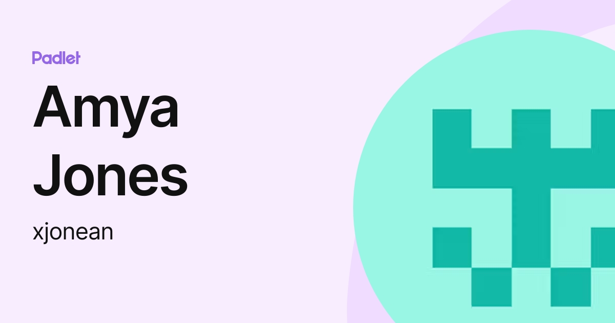 Amya Jones (xjonean) profile | Padlet