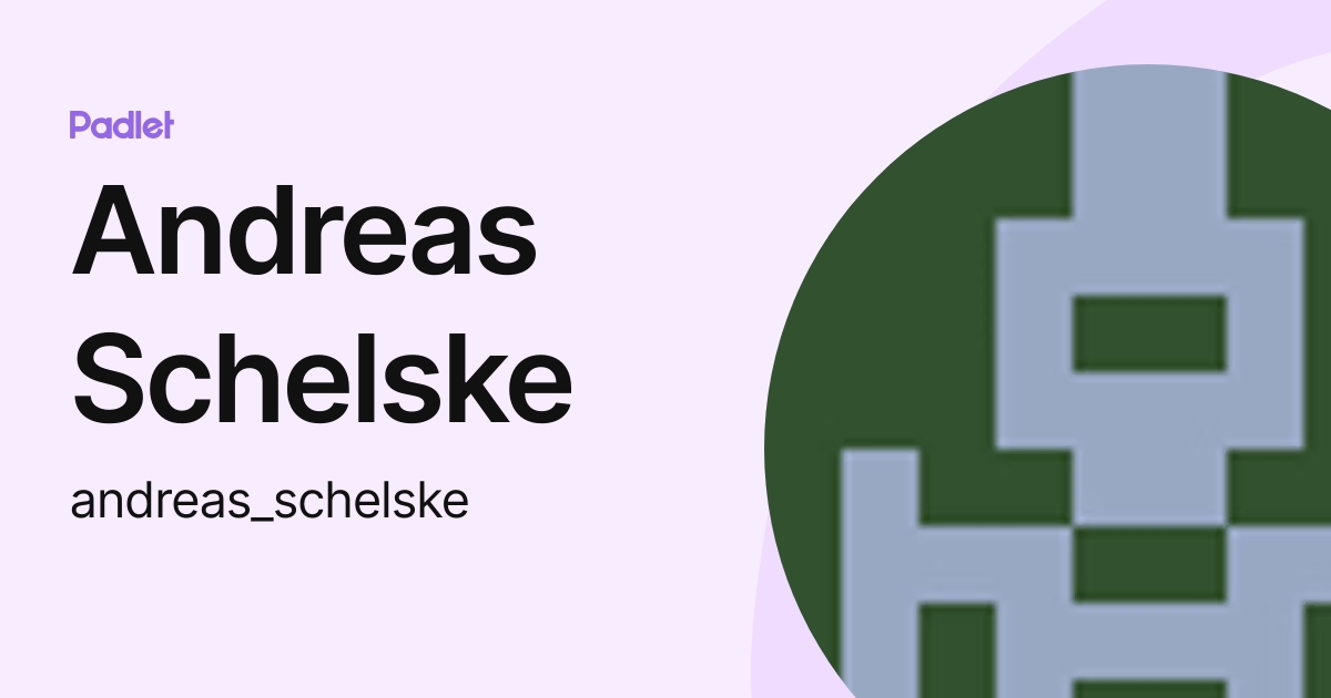 Andreas Schelske (andreas_schelske) profile | Padlet