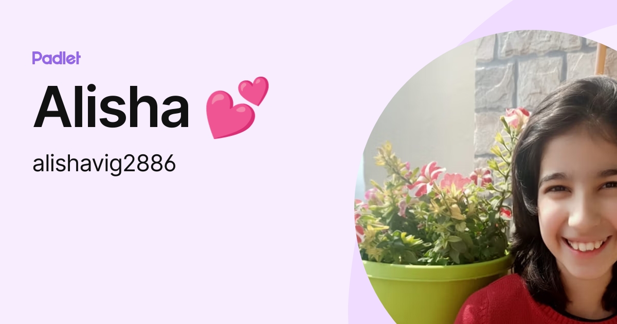 Alisha рџ Alishavig2886 Profile Padlet