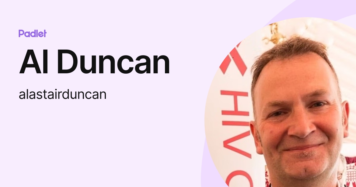 Al Duncan (alastairduncan) profile | Padlet