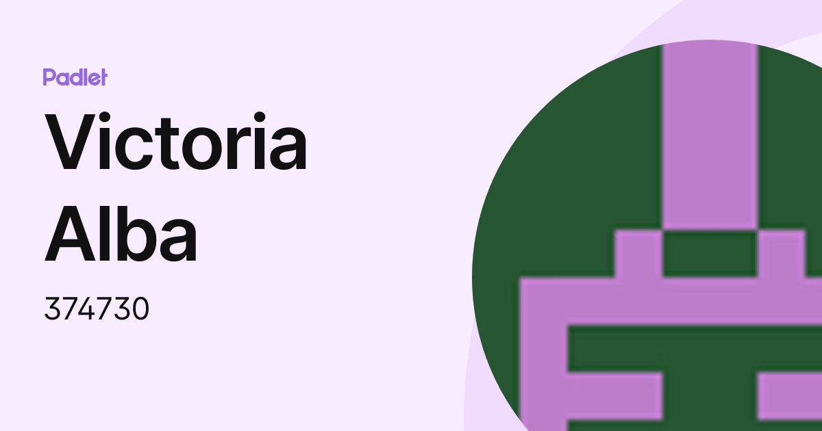 Victoria Alba (374730) profile | Padlet