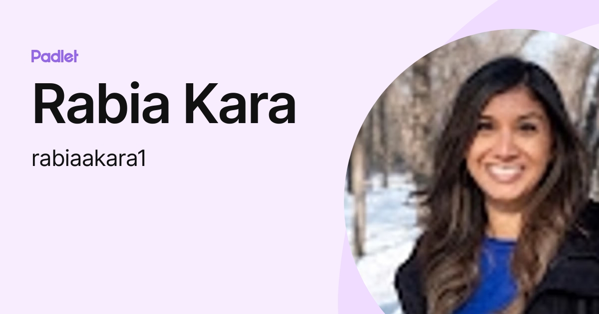 Rabia Kara (rabiaakara1) profile | Padlet