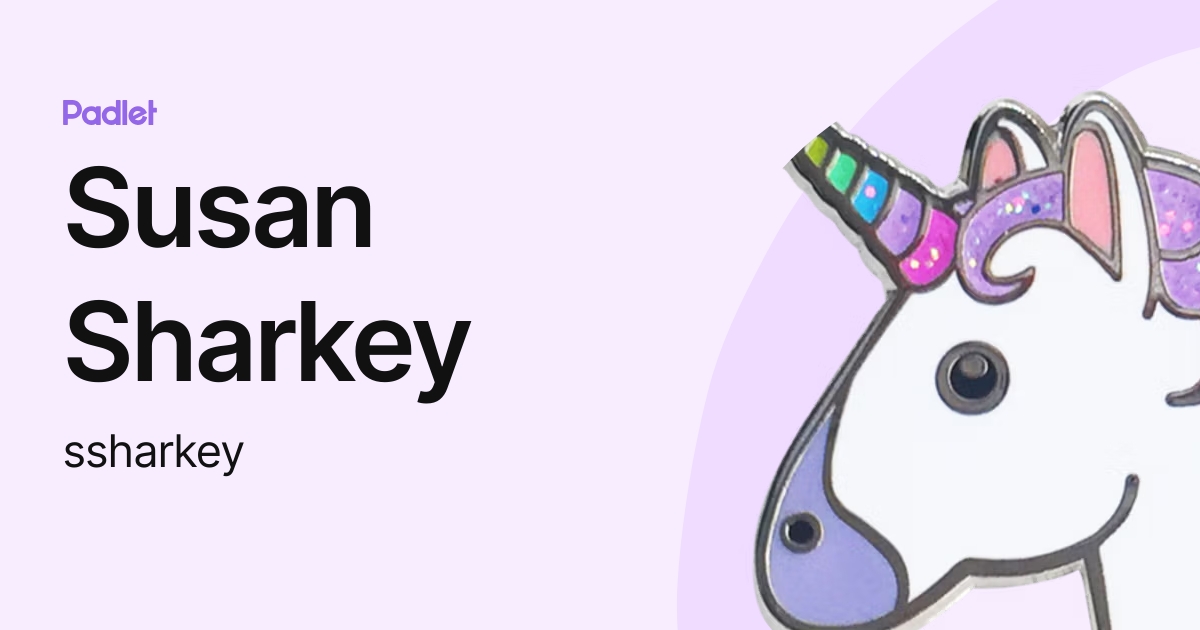 Susan Sharkey (ssharkey) profile | Padlet