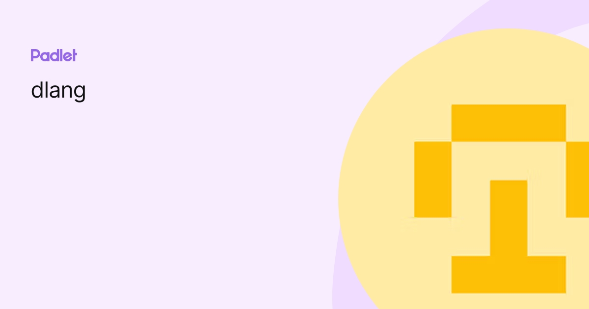 dlang profile | Padlet