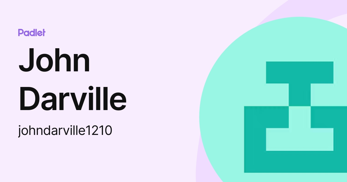 John Darville (johndarville1210) profile | Padlet