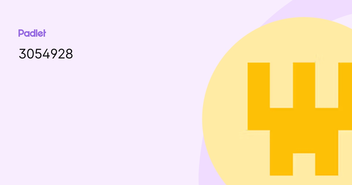 3054928 profile | Padlet