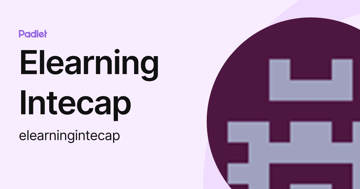 Elearning Intecap (elearningintecap) profile | Padlet