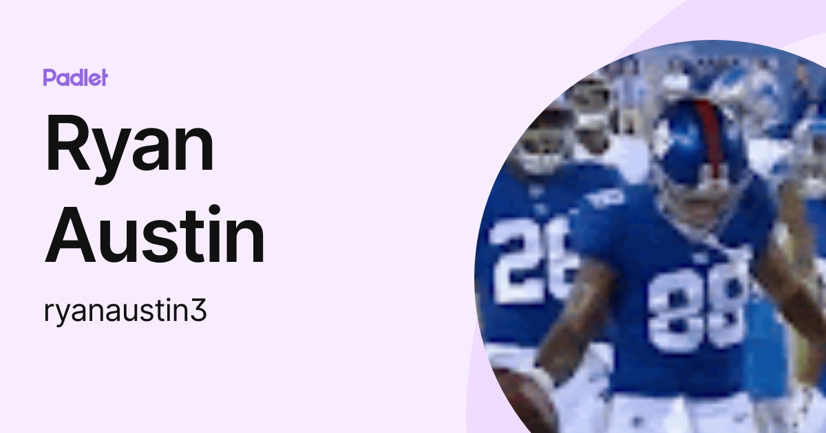 Ryan Austin (ryanaustin3) profile | Padlet