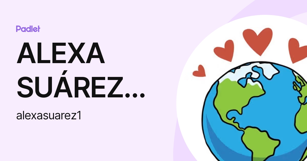 ALEXA SUÁREZ GUEVARA (alexasuarez1) profile | Padlet
