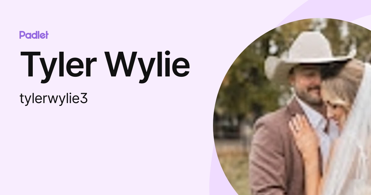 Tyler Wylie (tylerwylie3) profile | Padlet