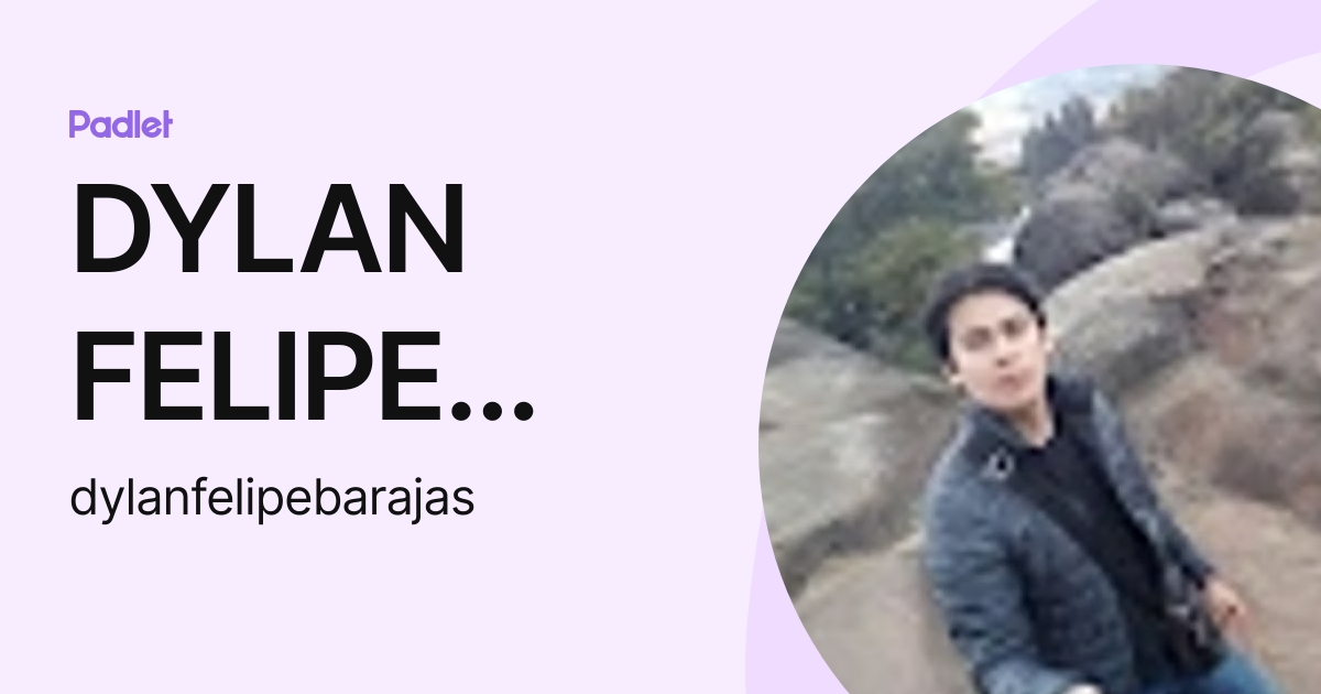 DYLAN FELIPE BARAJAS CANTOR (dylanfelipebarajas) profile | Padlet