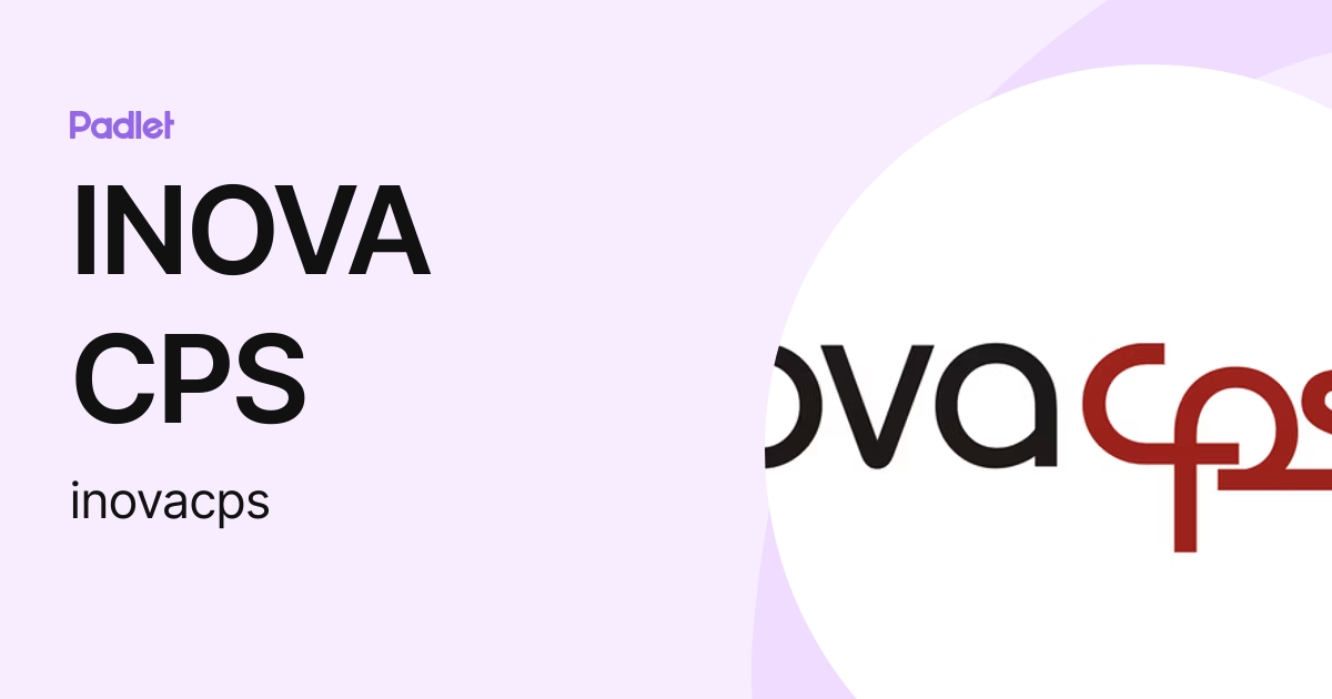 INOVA CPS (inovacps) profile | Padlet