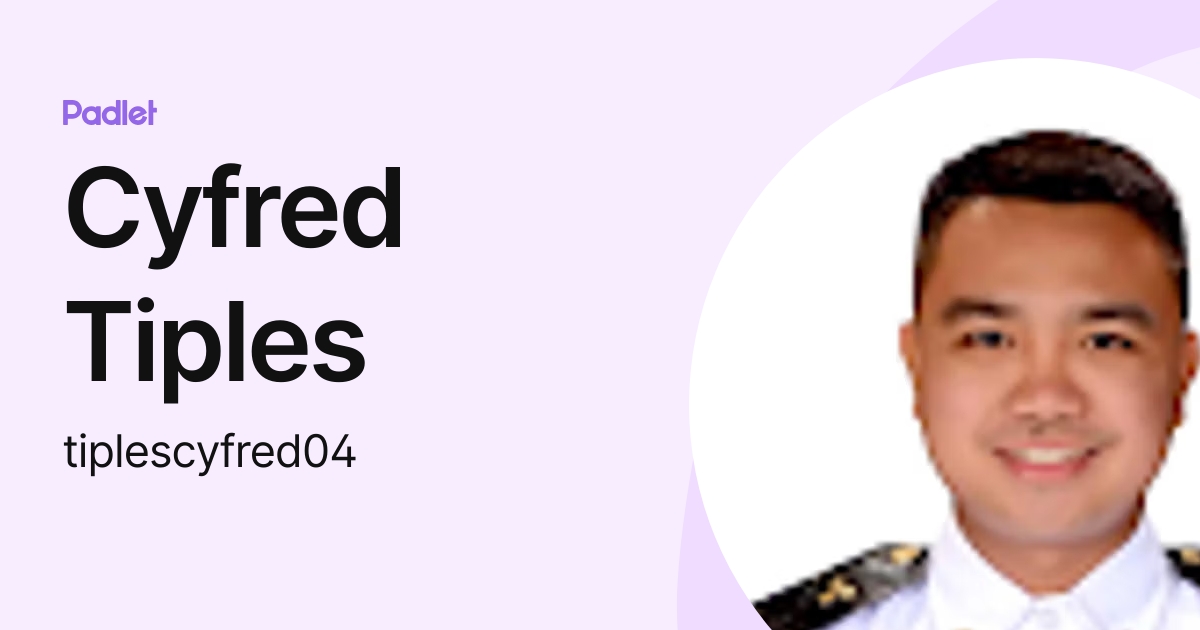 Cyfred Tiples (tiplescyfred04) profile | Padlet