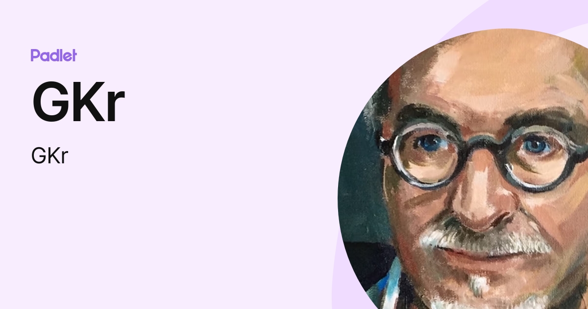 GKr (GKr) perfil | Padlet