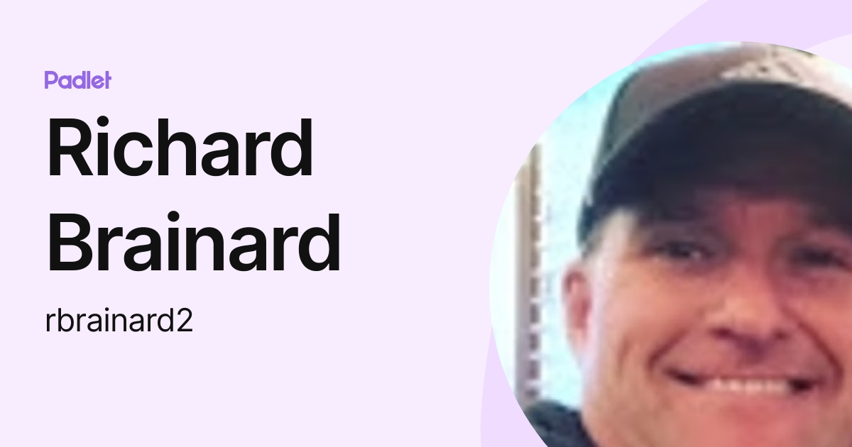Richard Brainard (rbrainard2) profile | Padlet