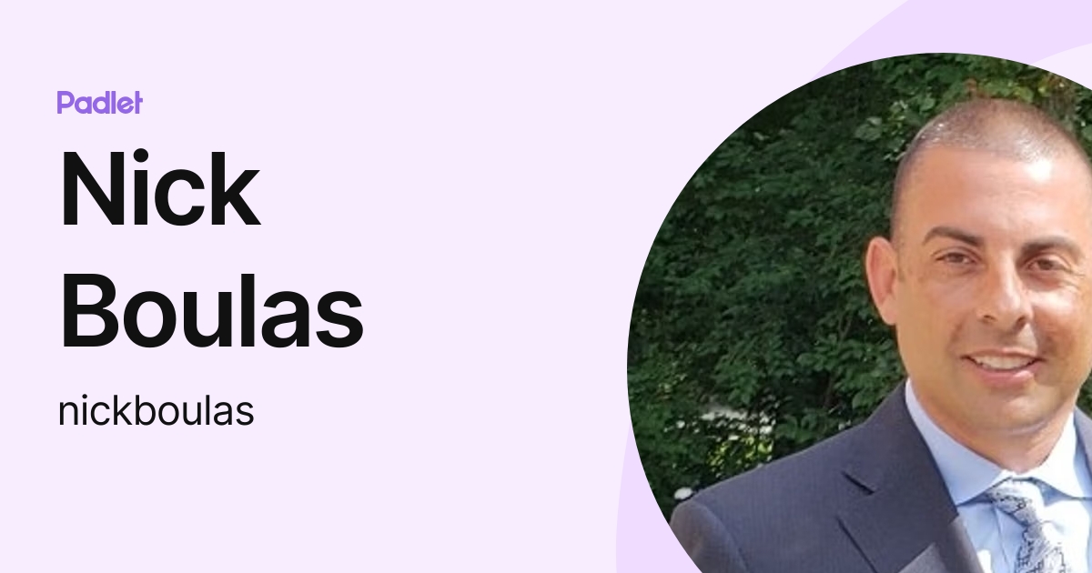 Nick Boulas (nickboulas) profile | Padlet