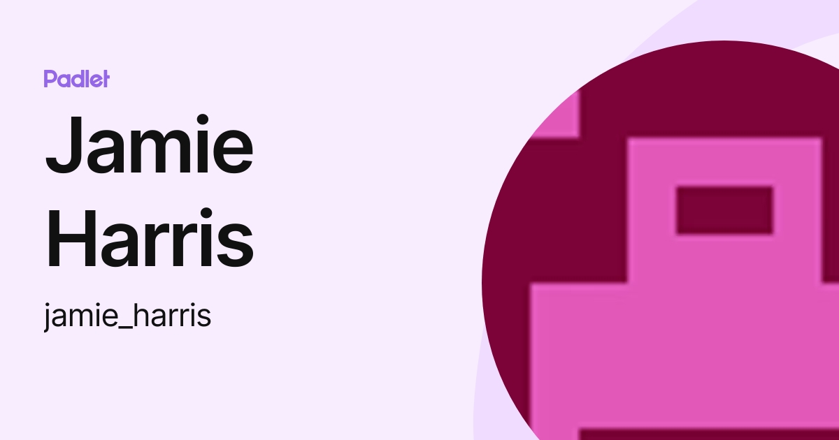 Jamie Harris (jamie_harris) profile | Padlet