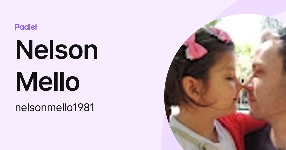 Nelson Mello (nelsonmello1981) profile | Padlet