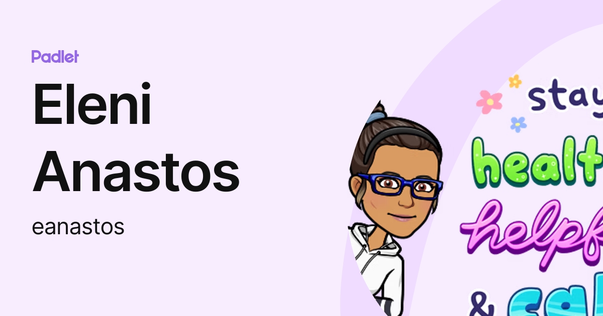 Eleni Anastos (eanastos) profile | Padlet