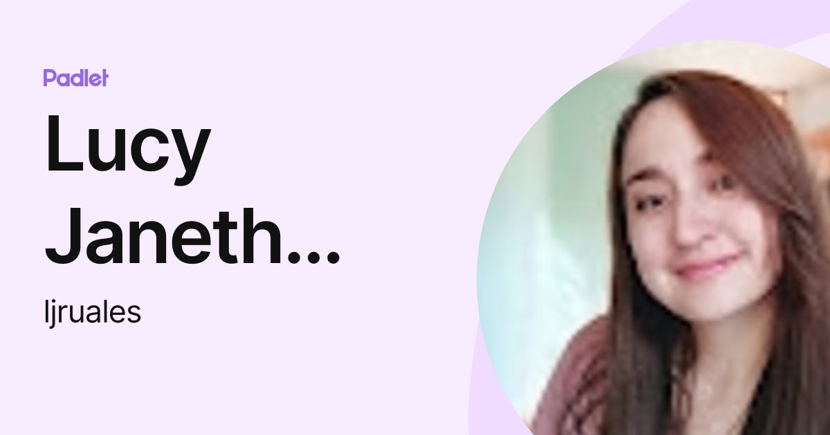 Lucy Janeth Ruales Cortes - Docente (ljruales) profile | Padlet
