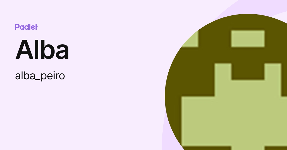 Alba (alba_peiro) profile | Padlet