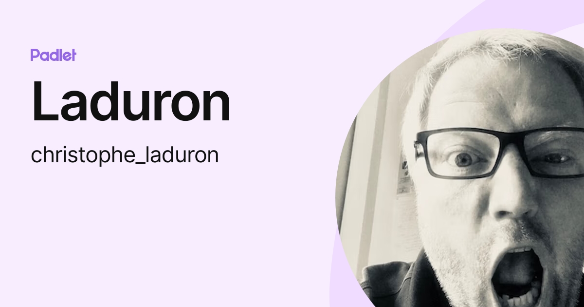 Laduron (christophe_laduron) profile | Padlet