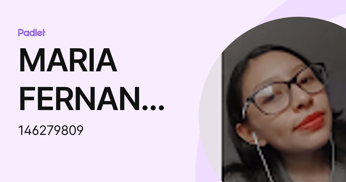 MARIA FERNANDA CHALE COCOM (146279809) profile | Padlet