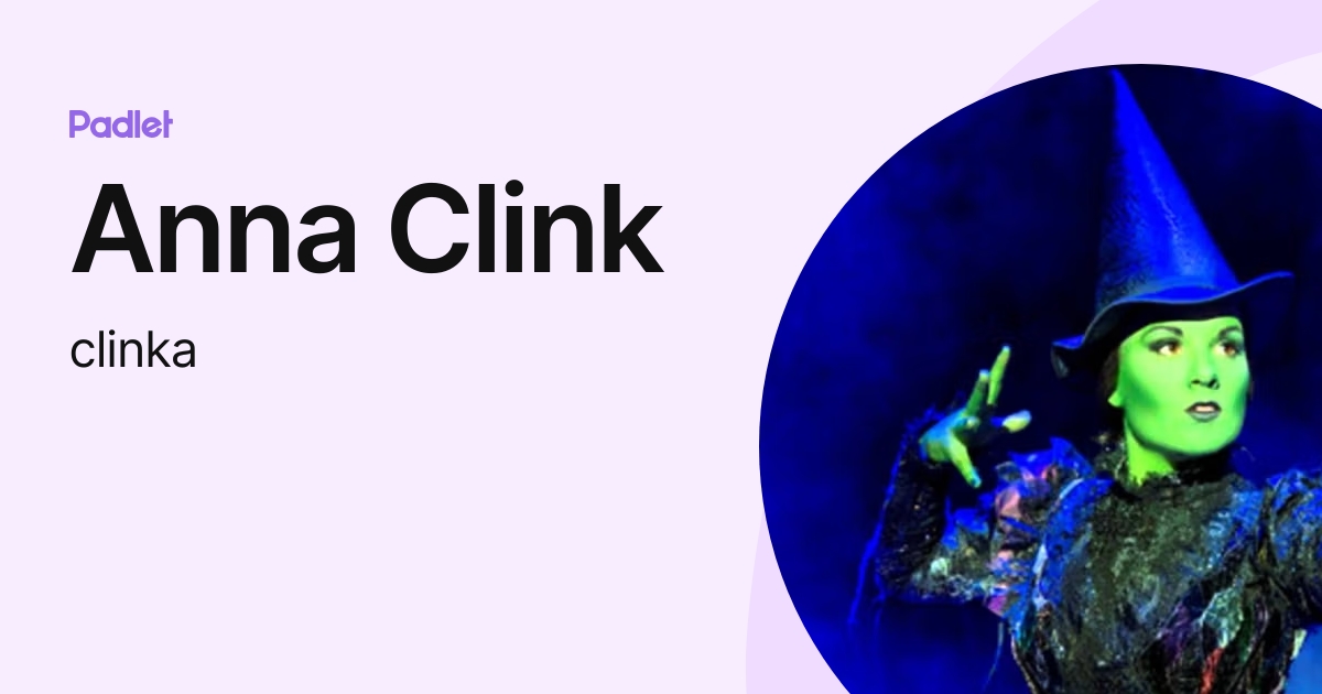 Anna Clink (clinka) profile | Padlet