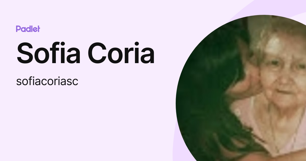 Sofia Coria (sofiacoriasc) profile | Padlet