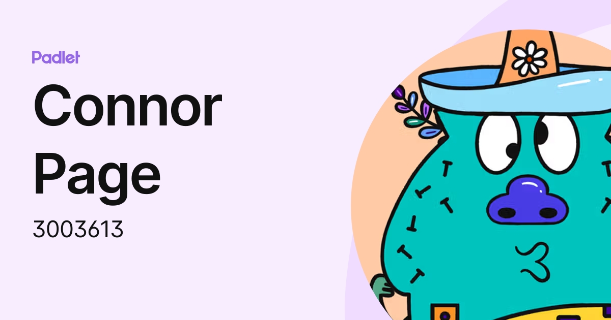 Connor Page (3003613) profile | Padlet