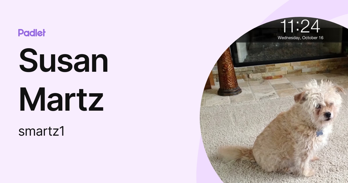 Susan Martz (smartz1) profile | Padlet