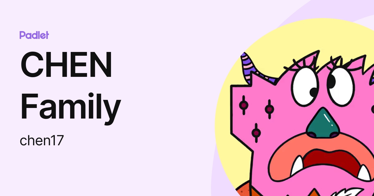 Chen Family Chen17 Profile Padlet