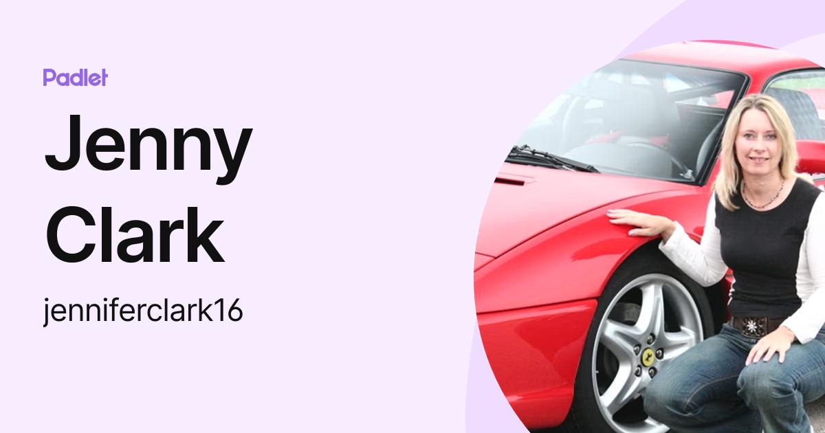 Jenny Clark (jenniferclark16) profile | Padlet