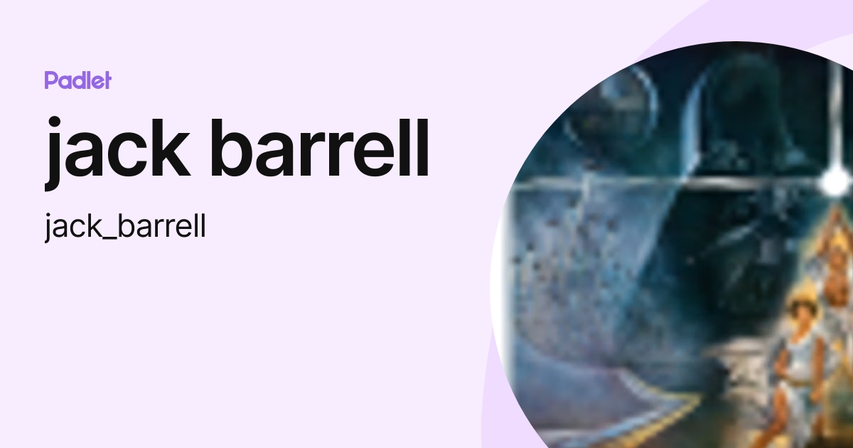 jack barrell (jack_barrell) profile | Padlet