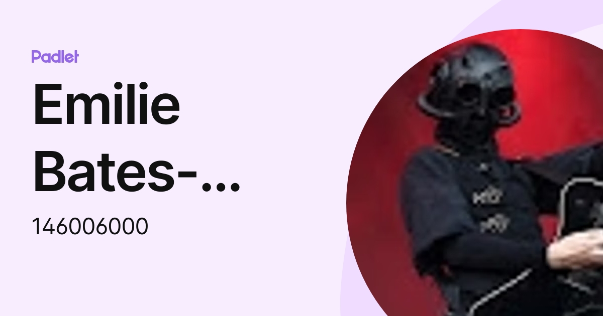 Emilie Bates-146006000 (146006000) profile | Padlet