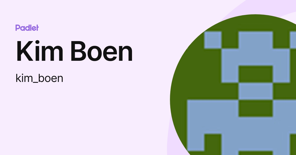 Kim Boen (kim_boen) profile | Padlet