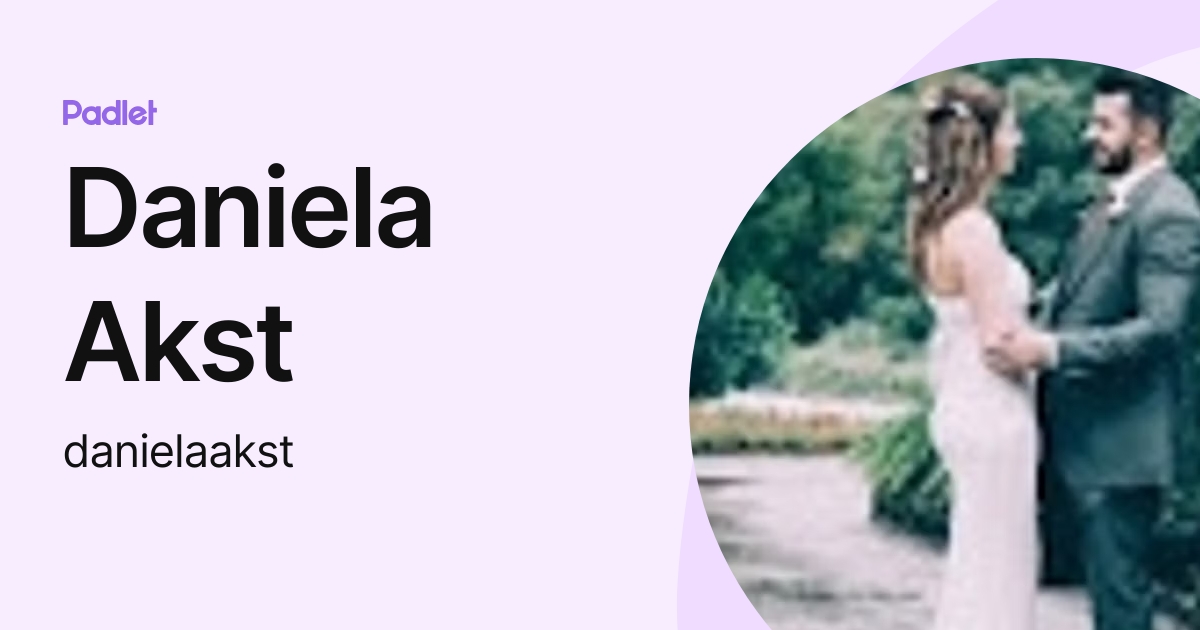 Daniela Akst (danielaakst) profile | Padlet