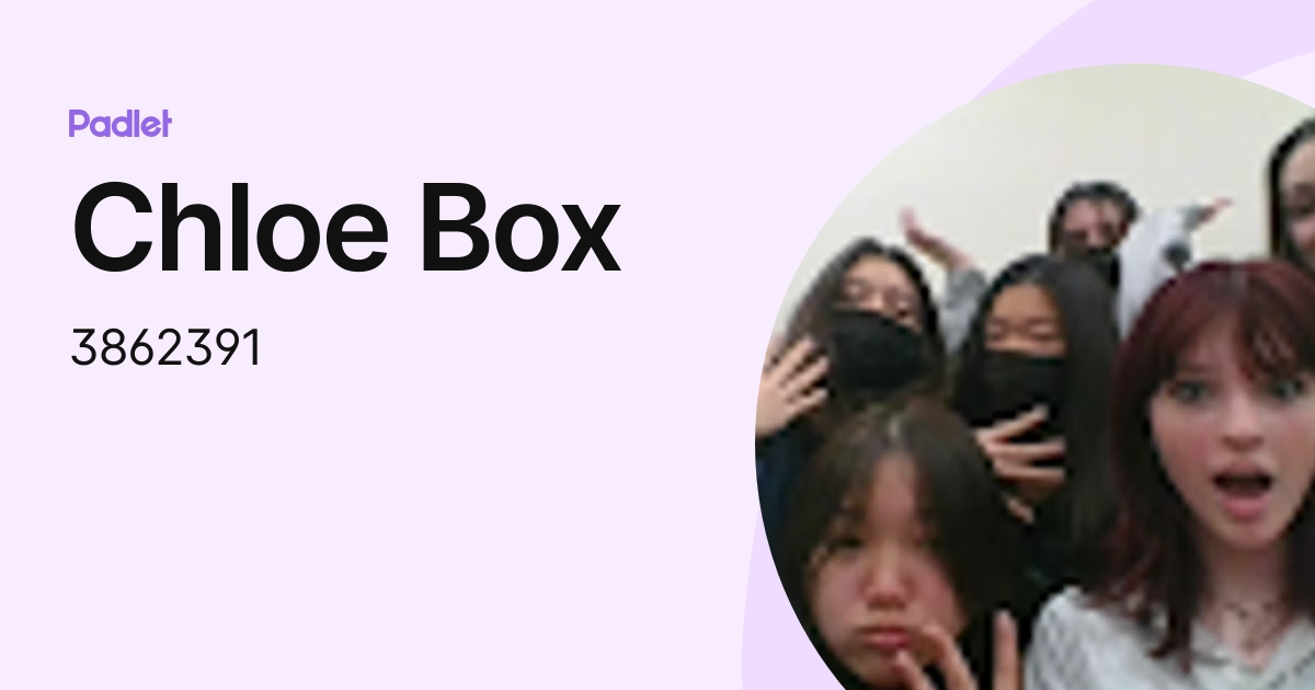 Chloe Box (3862391) profile | Padlet