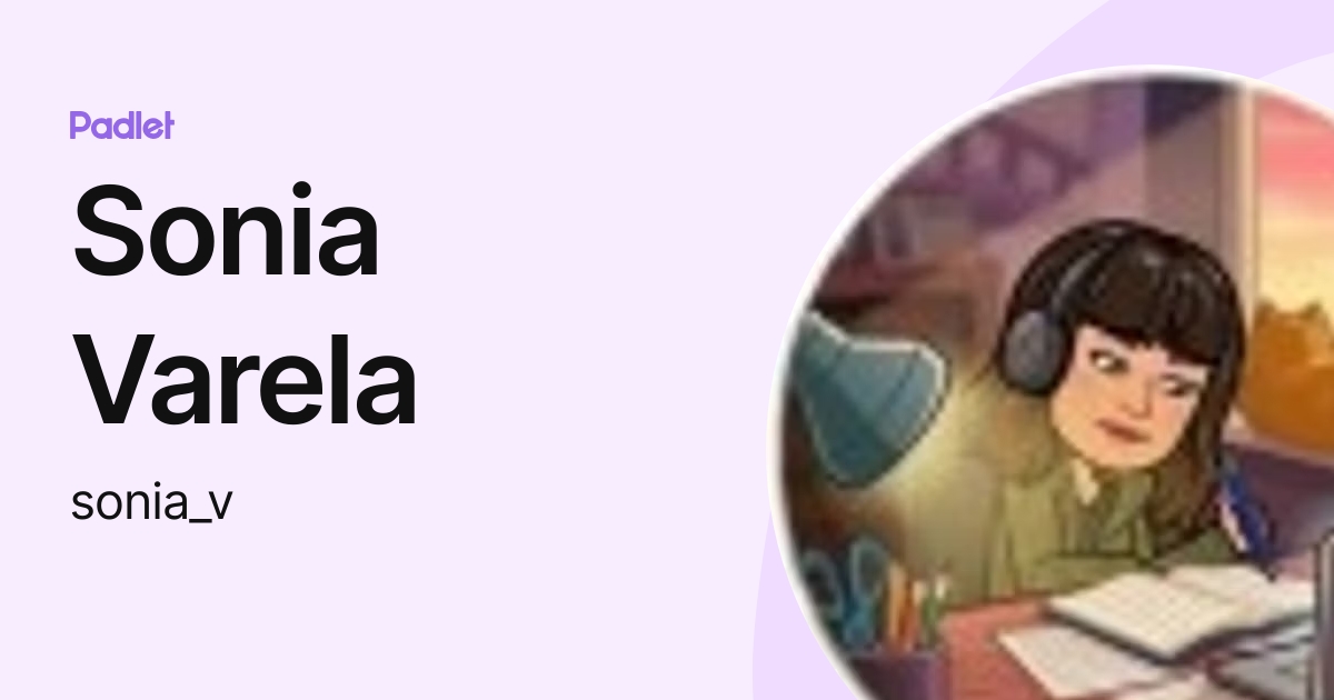 Sonia Varela (sonia_v) profile | Padlet